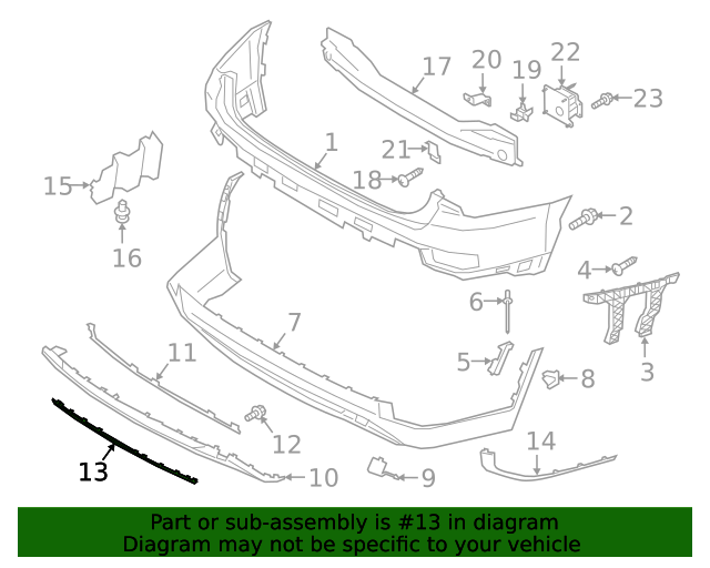 2020-2022 Hyundai Palisade Lower Trim 86699-S8000 | OEM Parts Online