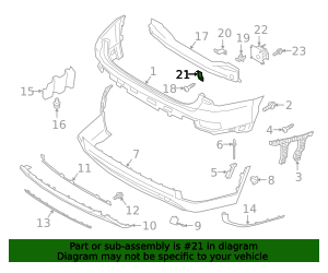 2020-2021 Hyundai Palisade Impact Bar Mount Bracket 86633-S8010 | OEM ...