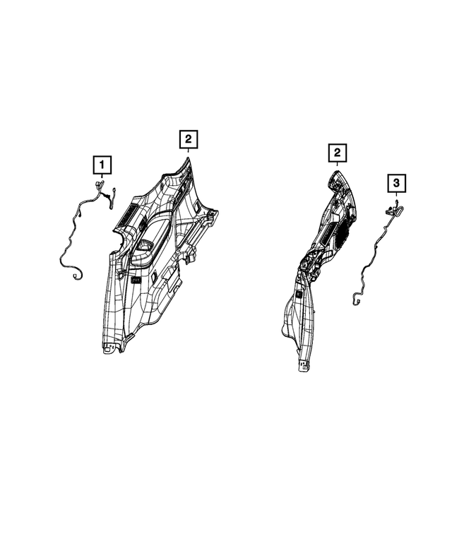 2021-2024 Jeep Grand Cherokee L Jumper Harness 68466778AE | Mopar Estores