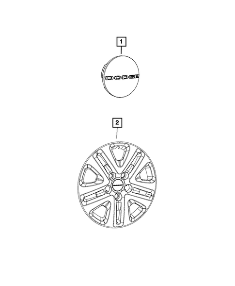 Wheel Covers and Center Caps for 2019 Dodge Grand Caravan | Mopar Estores