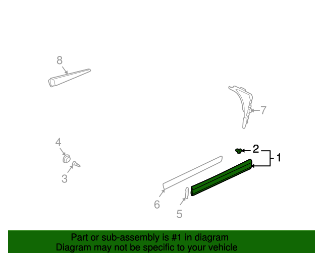 Genuine Porsche 955-559-663-03-B41 |Lower Molding | FREE Shipping on ...