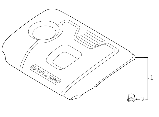 29240-2E061 - Engine Cover - 2019-2023 Kia | Kia Auto Parts