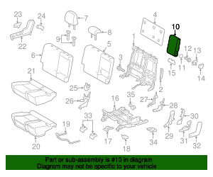 72830-47110-E1 - Armrest - 2012-2014 Toyota Prius V | OEM Genuine ...