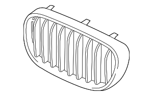 51137473692 - 2018-2020 BMW Upper Grille (51-13-7-473-692) | BMW of ...