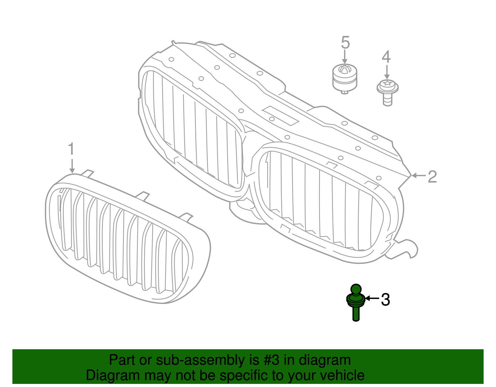 51137416456 - 2017-2025 BMW Shutter Adjuster (51-13-7-416-456) | BMW of ...