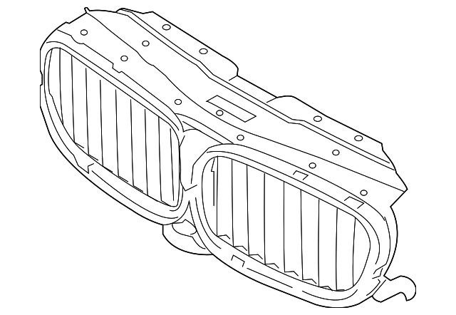 51747497279 - 2017-2022 BMW Radiator Shutter Assembly (51-74-7-497-279 ...