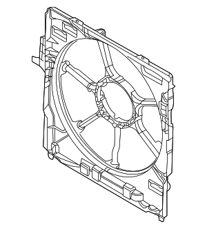17428618245 - 2008-2019 BMW Fan Shroud (17-42-8-618-245) | BMW of South ...
