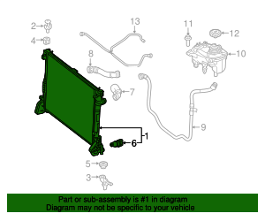 447-501-00-01 - Radiator 2016-2020 Mercedes-Benz Metris | Mercedes-Benz ...