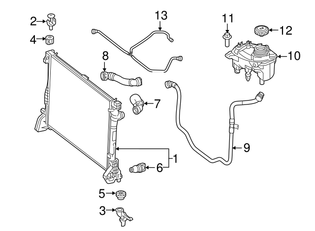 447-501-00-01 - Radiator 2016-2020 Mercedes-Benz Metris | Mercedes-Benz ...