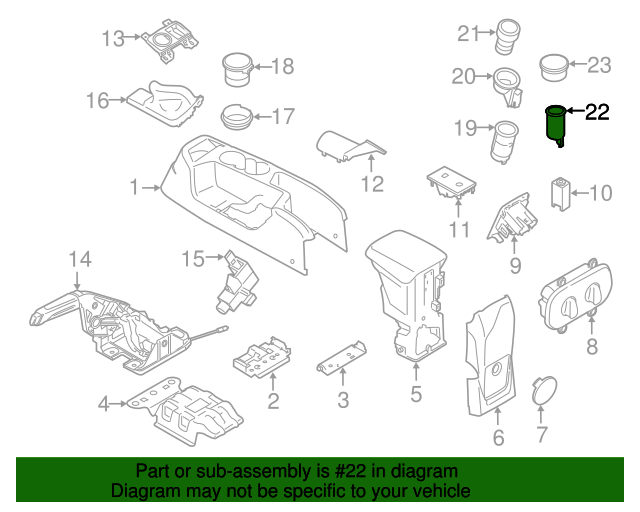 Genuine OEM Ford Part - Auxiliary Outlet BK2Z-19N236-A | Genuine OEM ...