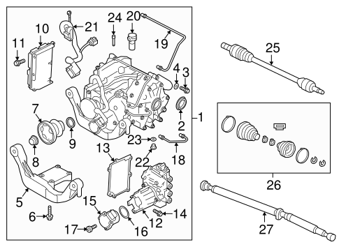 Axle & Differential for 2019 Land Rover Discovery Sport | OEM Parts Online