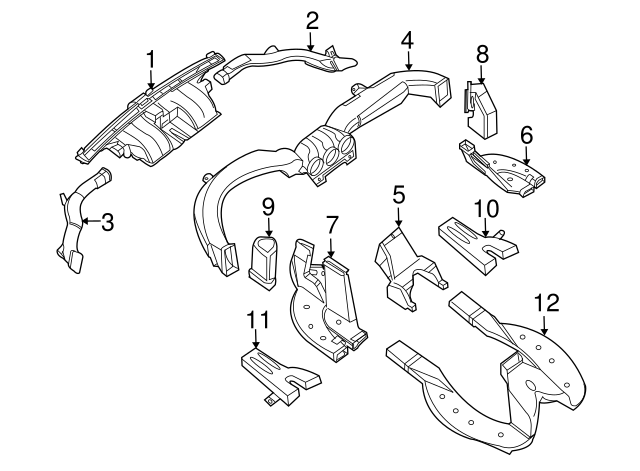 2009-2014 Nissan Maxima Air Distributor 27860-9N00A | QuirkParts