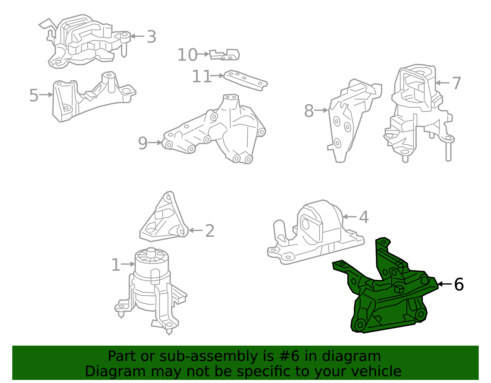 2019-2025 Lexus Side Mount Bracket 12304-F0010 | Retail Performance ...