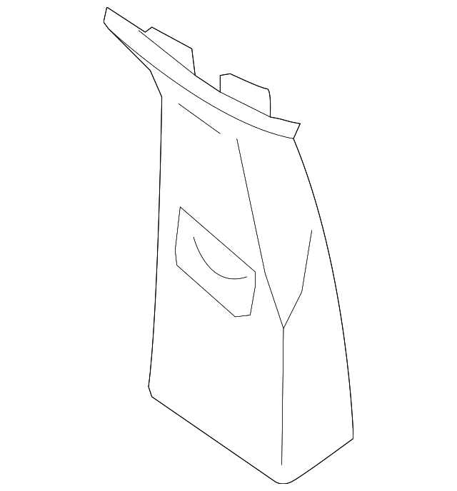 Genuine BMW 51-43-7-245-446 | Upper Center Pillar Trim | FREE Shipping ...