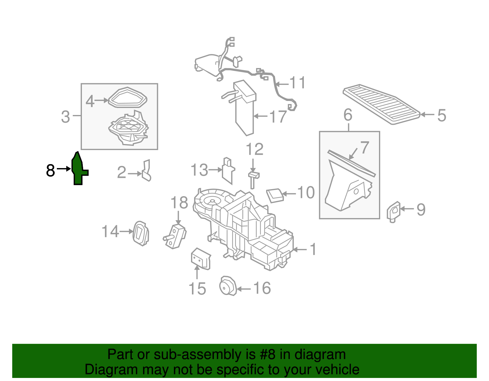 Genuine OEM Ford Part - Vacuum Motor AR3Z-19E616-D | Genuine OEM Ford ...
