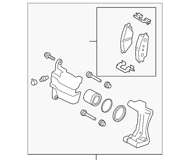 58180-K0A00 - Caliper 2020-2023 Kia Soul | Kia.Parts Store