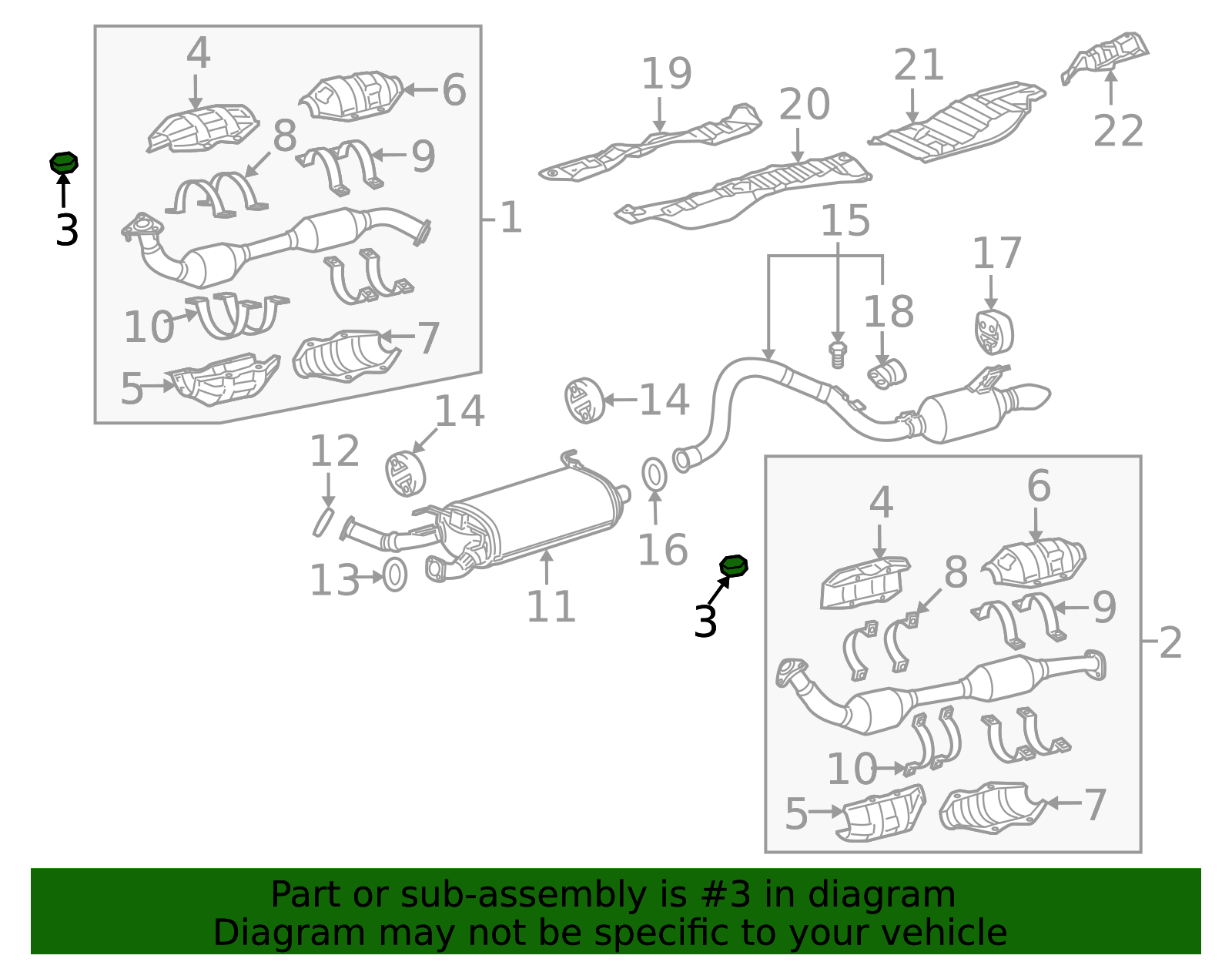1992-2021 Toyota Exhaust Pipe Gasket 90917-06066 | Toyota Parts Center
