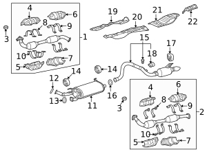 1992-2021 Toyota Exhaust Pipe Gasket 90917-06066 | Toyota Parts Center