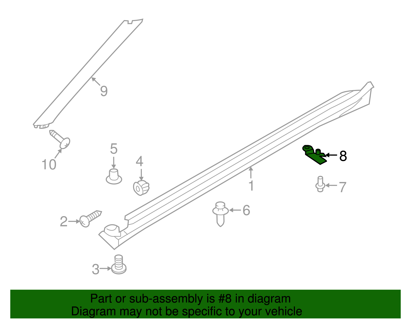 2019-2023 Nissan Maxima Deflector 76856-9DE0A | OEM Parts Online