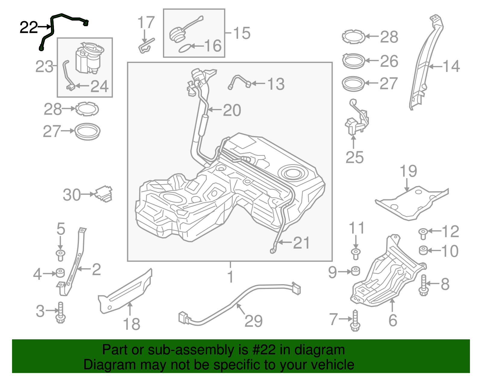 4G0-201-220-B - Feed Line 2012-2018 Audi | Audi OEM Parts
