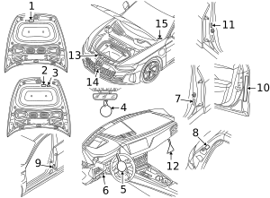 2022-2024 Audi e-tron GT A/C System Information Label 4J3-010-515-A ...