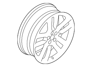 DT4Z-1007-A - Wheel, Alloy - 2013-2015 Ford | Lasco Auto Parts