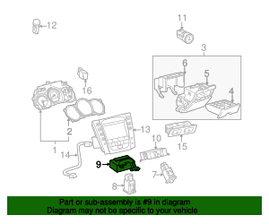 2006-2007 Lexus Receiver 89760-30010 | OEM Parts Online