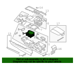 2020-2021 Lincoln Corsair Compartment Box LJ7Z-78045A36-AA | TascaParts.com