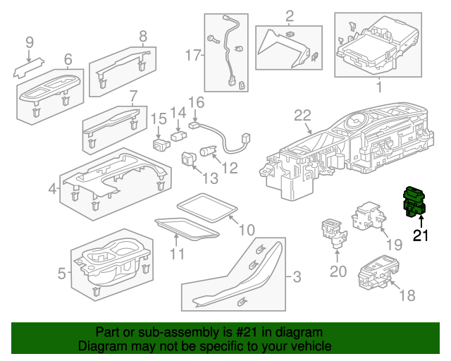 2015-2017 Acura Switch Assembly, Ids Mode 35720-TZ3-A11 | OEM Parts Online