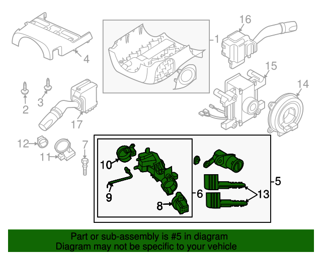 2007-2009 Mazda Lock Set EG22-09-010B | TascaParts.com