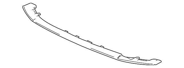 6512A126 - Lower Deflector 2008-2015 Mitsubishi Lancer | Mitsubishi ...