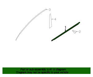 2011-2016 Kia Optima Belt Weather-Strip 82220-2T000 | OEM Parts Online