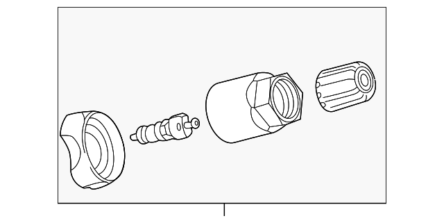 2014-2020 GM Tire Pressure Monitoring System Sensor Grommet 13507403 ...