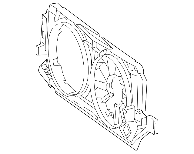 2010-2018 Mercedes-Benz Fan Shroud 906-505-14-55 | MB OEM Parts