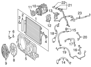906-505-14-55 - Fan Shroud 2010-2018 Mercedes-Benz | Mercedes-Benz USA ...
