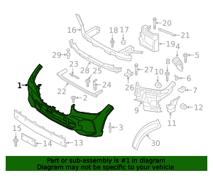 OEM BMW Bumper Cover Part# 51118746238 | BMWpartscenter