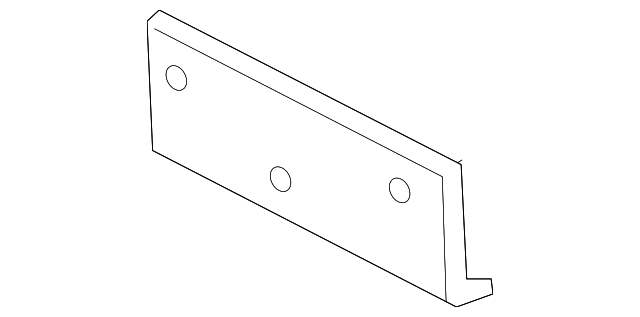2019-2023 BMW X5 License Bracket 51-11-8-069-223 | Genuine BMW Parts