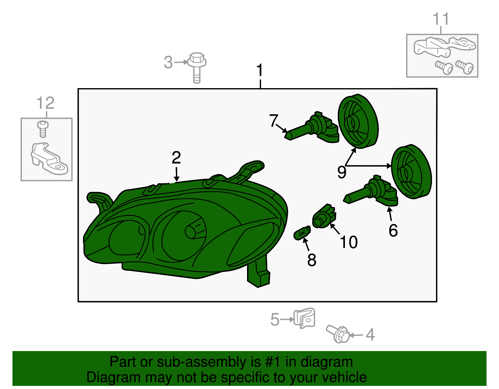 81110-02190 - High-Quality Headlight for 2003-2004 Toyota Corolla ...