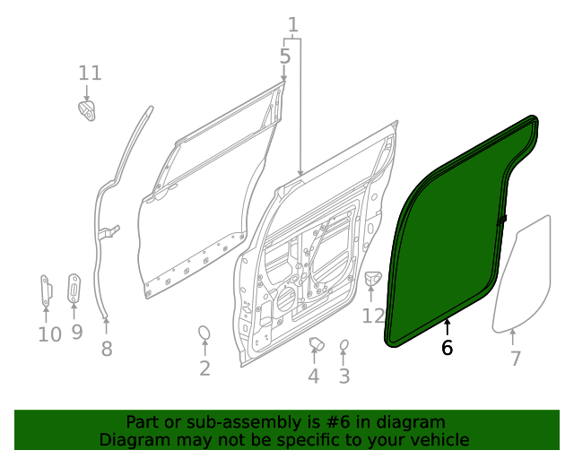 83110-R0000 - Door Weather-Strip 2022-2023 Kia Carnival | Kia.Parts Store