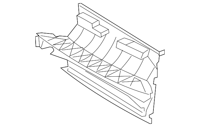 7P6-121-293-E - Cooling Duct - 2011-2016 Volkswagen Touareg | VW Direct ...