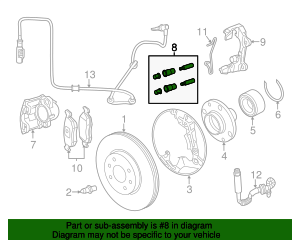 2011-2024 Mopar Caliper Pin 68052383AA | Mopar Parts Canada