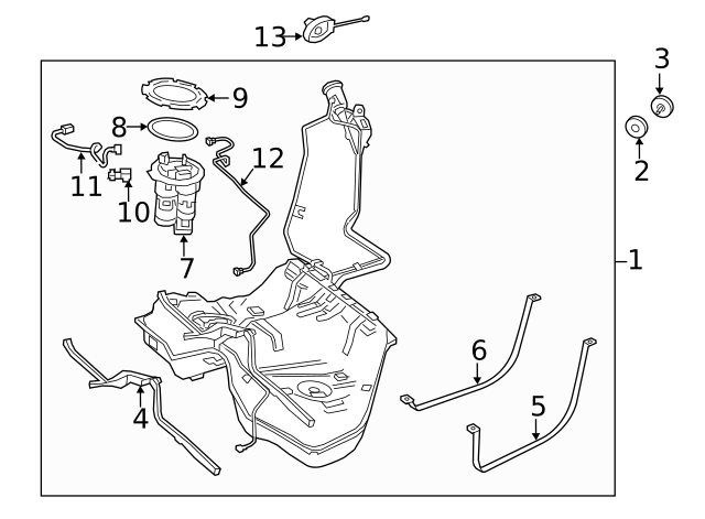 217-470-34-01 - Fuel Tank 2017-2021 Mercedes-Benz | Mercedes-Benz USA Parts