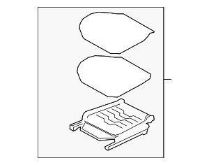 2021-2023 Hyundai Elantra Cushion Assembly 88B20-AA500-CJS | Hyundai ...