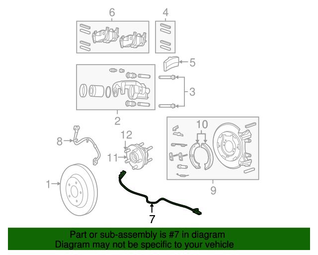 2005-2010 Jeep ABS Sensor 56044146AB | TascaParts.com
