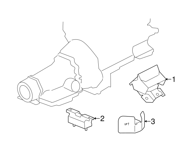 2011-2019 GM Automatic Transmission Mount 84338602 GM | GMPartsDirect.com
