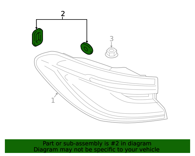 Genuine BMW 63-21-7-956-277 | Tail Lamp Gasket | FREE Shipping on Most ...