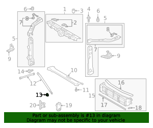 90178-A0023 - Diagonal Brace Nut - 2008-2023 Lexus | MyLexusParts