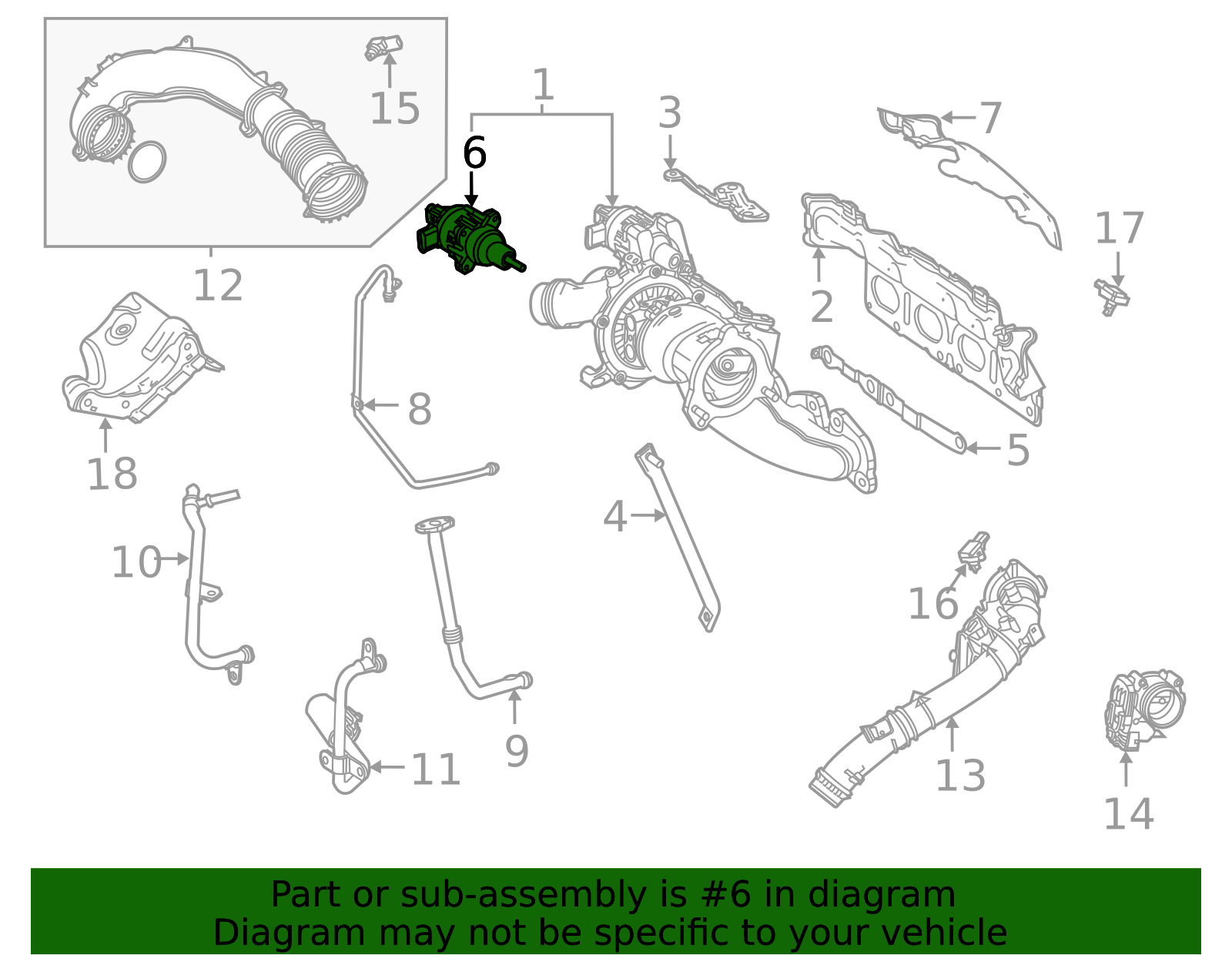 260-906-06-00 - Turbocharger Wastegate AutoNation Parts
