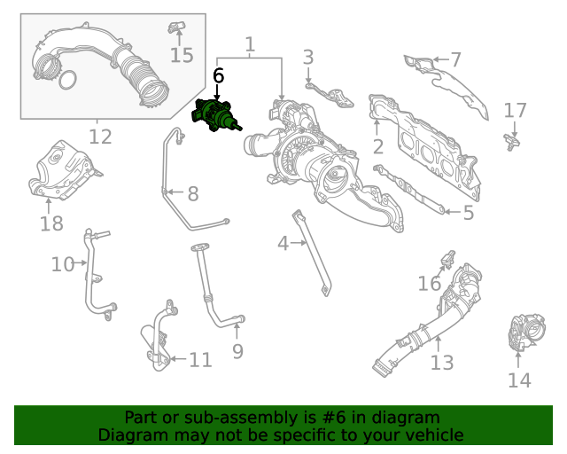 260-906-06-00 - By-Pass Control Valve 2020-2023 Mercedes-Benz ...