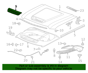 2017-2019 GM Black Hood Ornamentation Vent 84240941 | GMPartsDirect.com